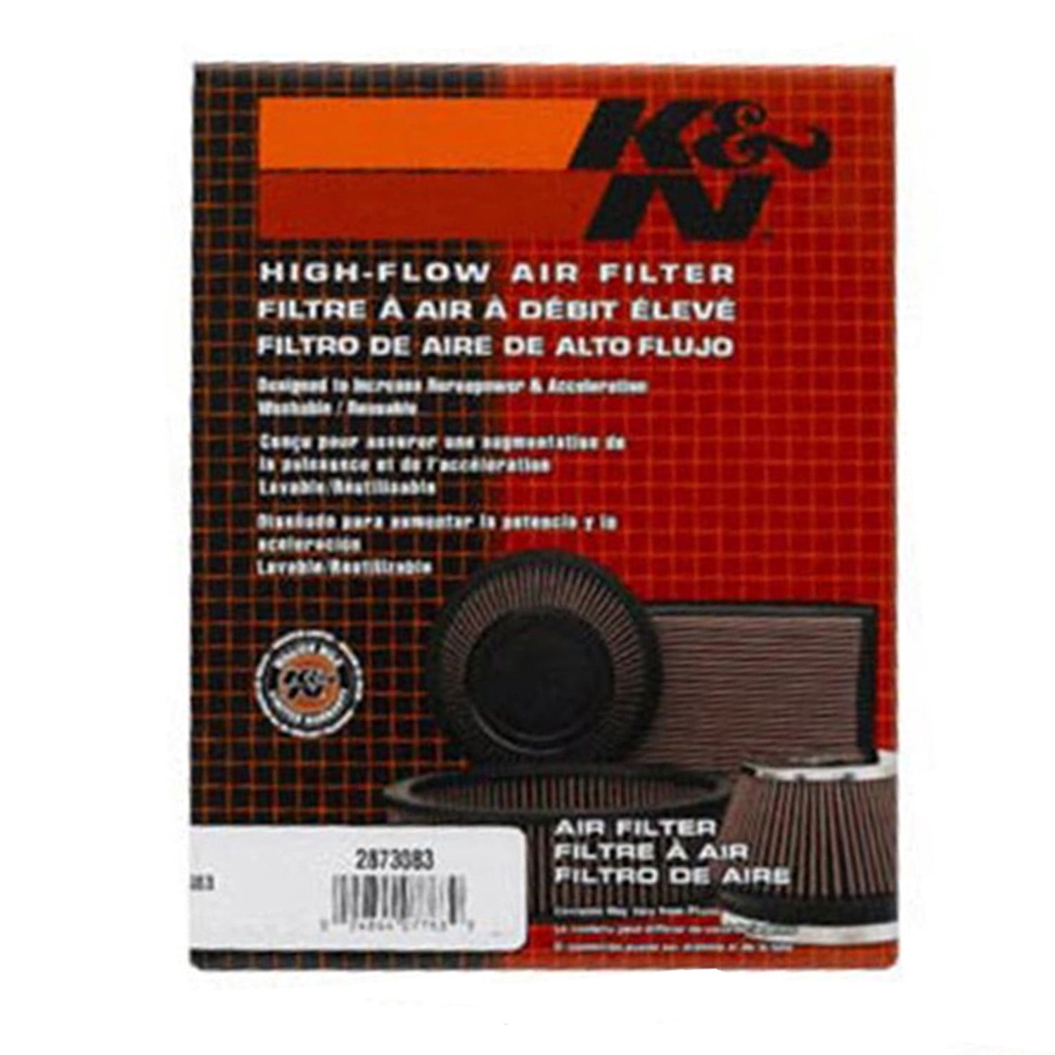Victory Motorcycle New OEM K&N High Flow Air Filter, Kingpin Hammer ...