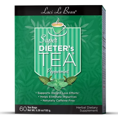 Laci Le Beau Super Dieters Tea Peppermint 60 Tea Bags