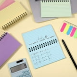 "Rumbeast 6 Packs of Colored Index Note Cards with 1 Sheet Sticky Tabs ...