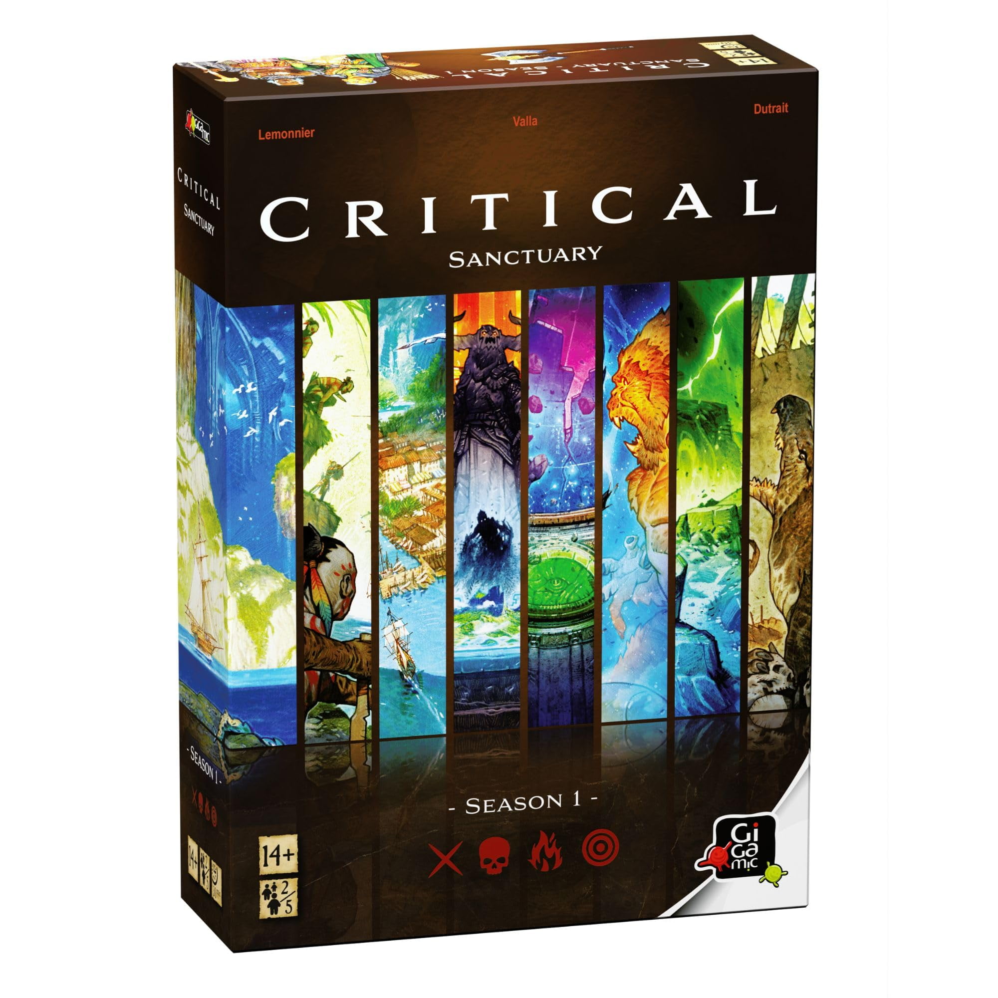 GIGAMIC Critical: Sanctuary (Season 1) | Role Playing Board Game for Kids and Adults| Ages 14 ...