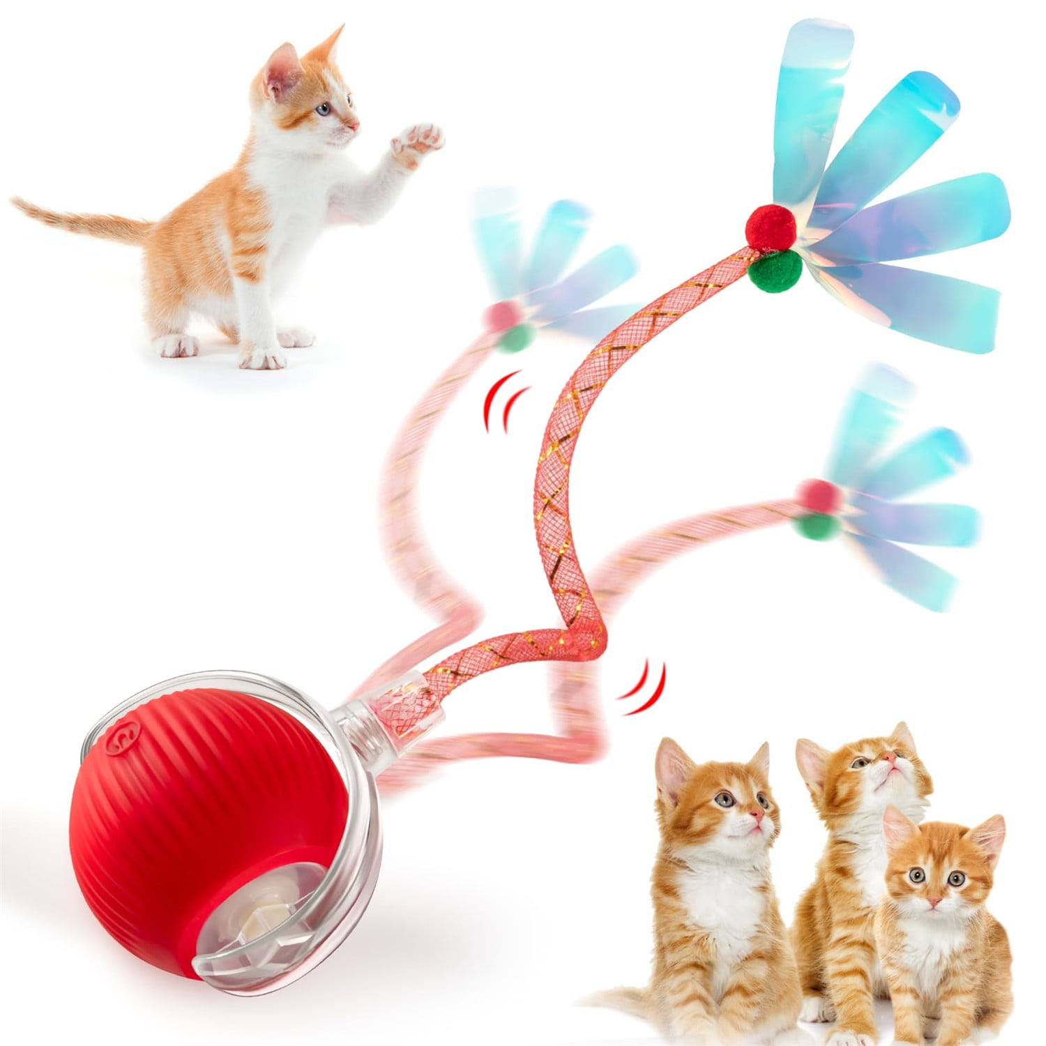 Click here for Unbranded Interactive Cat Play Ball With Smart Mod... prices