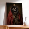 Schipperke Pets Portrait Painting of Dog Renaissance Style on Canvas ...