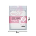 100x Disposable Face Plastic Film - Face Cleaner Mask Paper Wrap ...