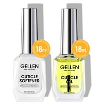 Gellen Nail Cuticle Oil and Nail Softener, 2 Pcs 18ml Cuticle Remover ...
