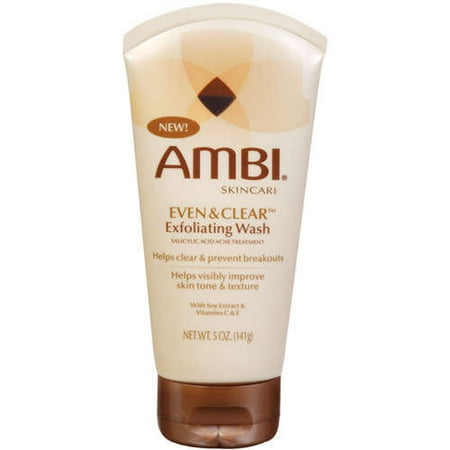 Ambi Even And Clear Exfoliating Wash, 5 oz - Walmart.com