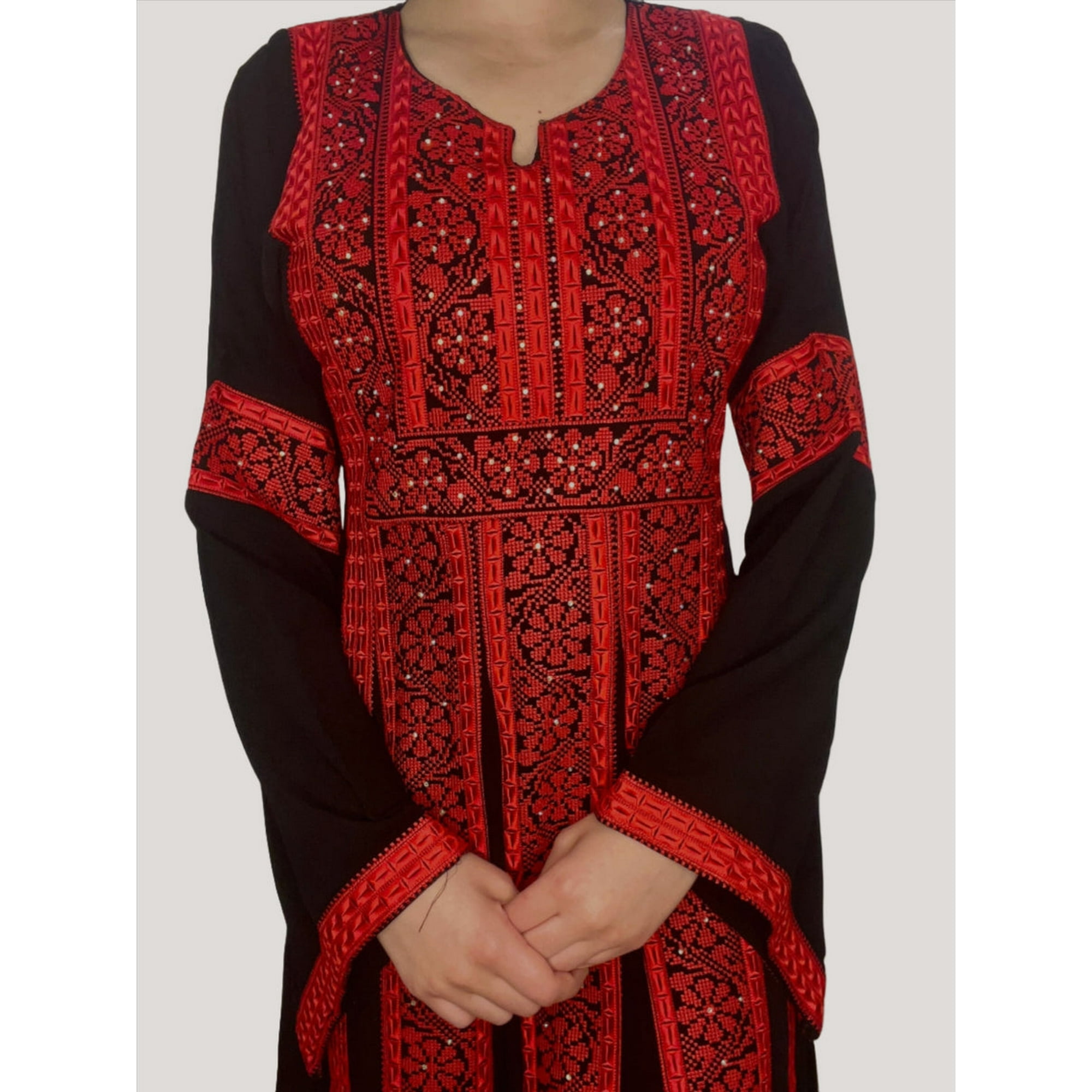 Click here for Modaline The Traditional Tatreez Embroidered Pales... prices