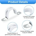 30 Pcs Sangle de Tuyau Rigide 1 Pouce, Support en U à 2 Trous - Walmart.ca