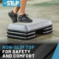 The Step Original Aerobic Platform – Circuit Size Grey Aerobic Platform ...