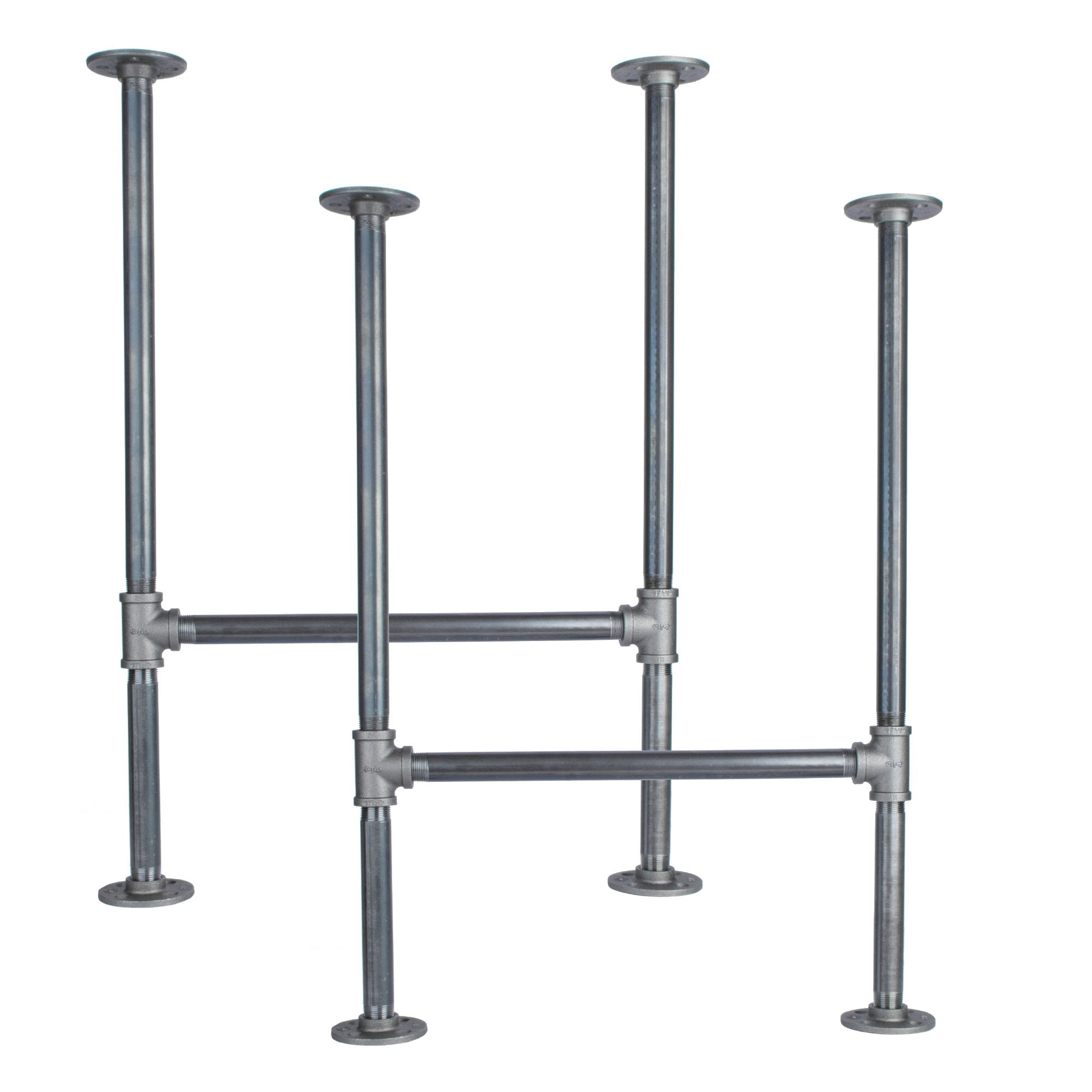 Pipe Decor 3/4 in. H Pipe Desk Legs - 2 Pack - Walmart.com