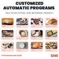 Saki 12-in-1 Automatic Bread Maker with Programmable Digital Control ...