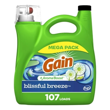 Gain Original, 107 Loads Liquid Laundry Detergent, 165 Fl Oz - Walmart.com
