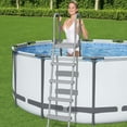 "Bestway Flowclear 52"" Safe Pool Stairs Ladder Steps for Above Ground ...
