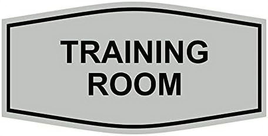 fancy training room sign (lt gray) - small - Walmart.com