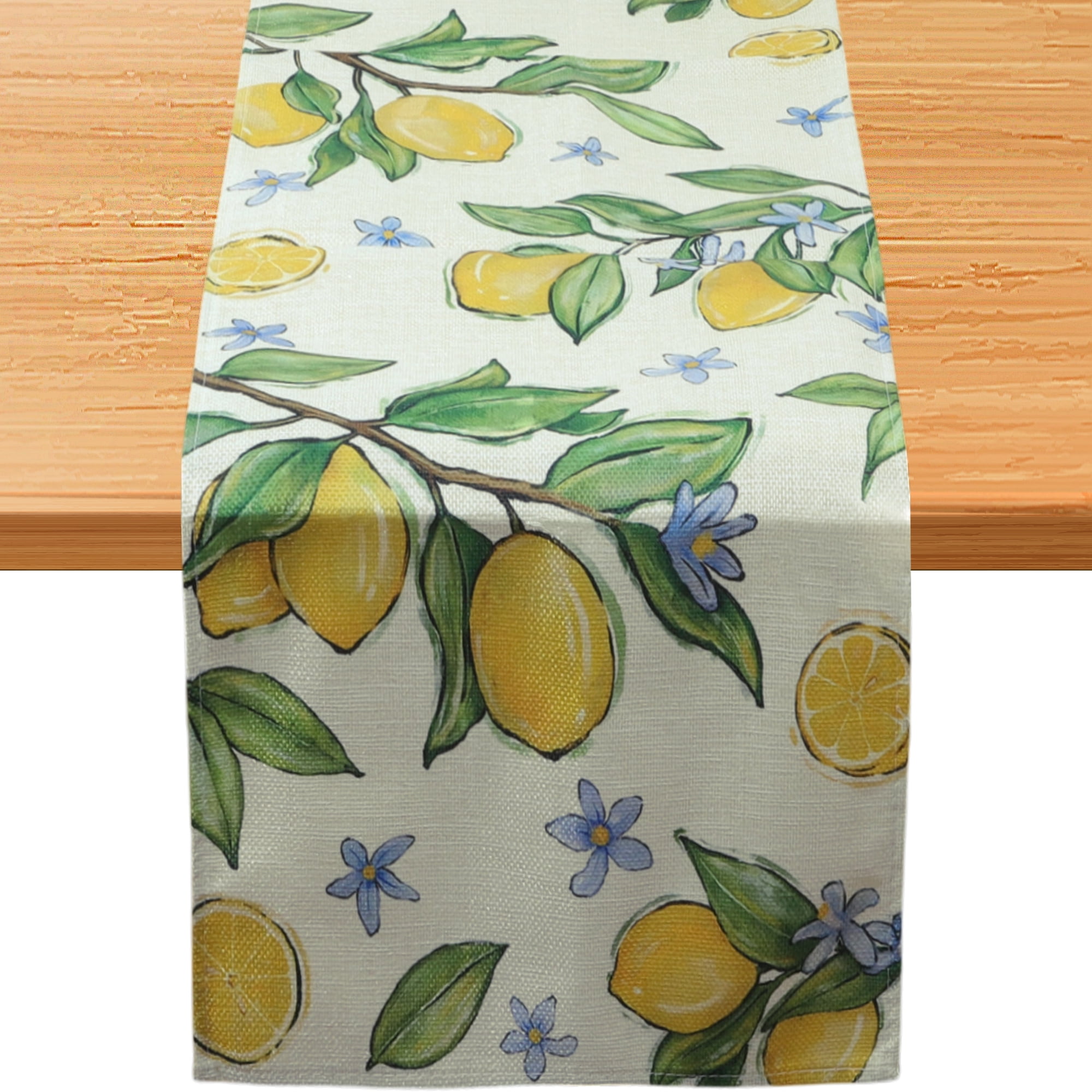 Click here for Unique Bargains Lemon Table Runner 13x72 Inch Summ... prices