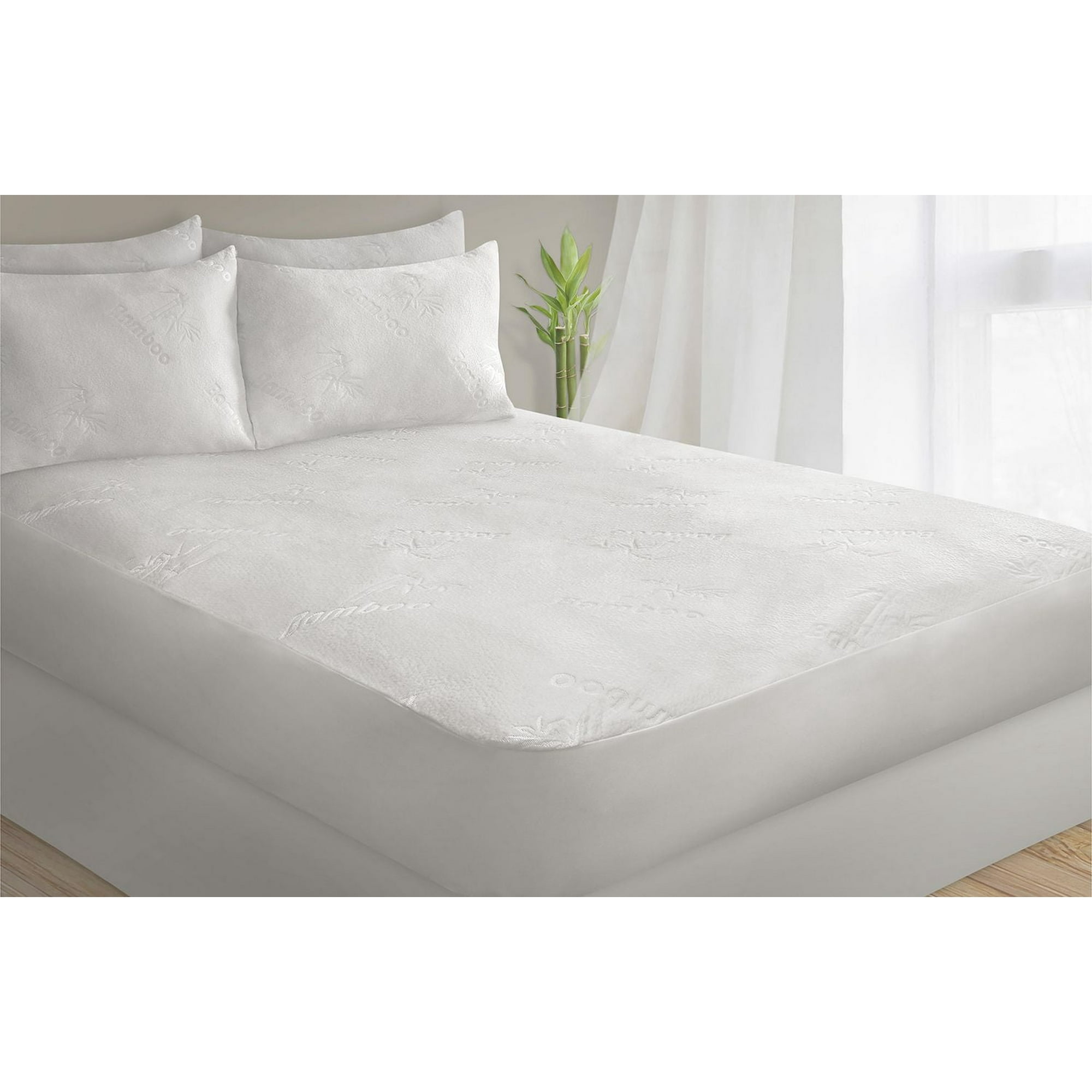 Click here for Safdie & Co. Mattress Protector T Bamboo Jacquard... prices
