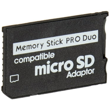 SANOXY Dual Slot MicroSD to MS PRO DUO Adapter for Sony PSP, Converts ...