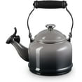 Le Creuset Enamel On Steel Demi Tea Kettle with Metal Finishes, 1.25 qt ...