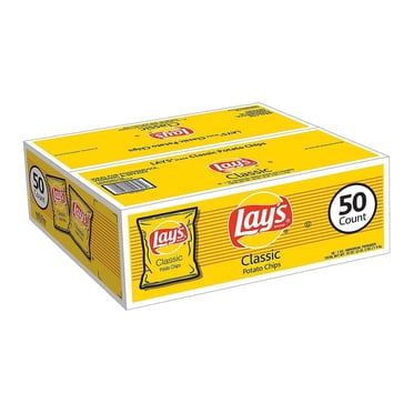 Lay's Classic Potato Chips, 1 oz Bags, 10 Count - Walmart.com