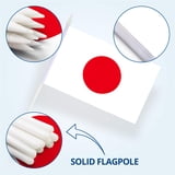 Anley Handheld Mini Japan Flag 12 Pack - 5x8 Inch Durable Polyester ...