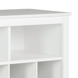 Prepac Entryway Modern 60" Shoe Cubby Console, White - Walmart.com