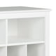 Prepac Entryway Modern 60" Shoe Cubby Console, White - Walmart.com