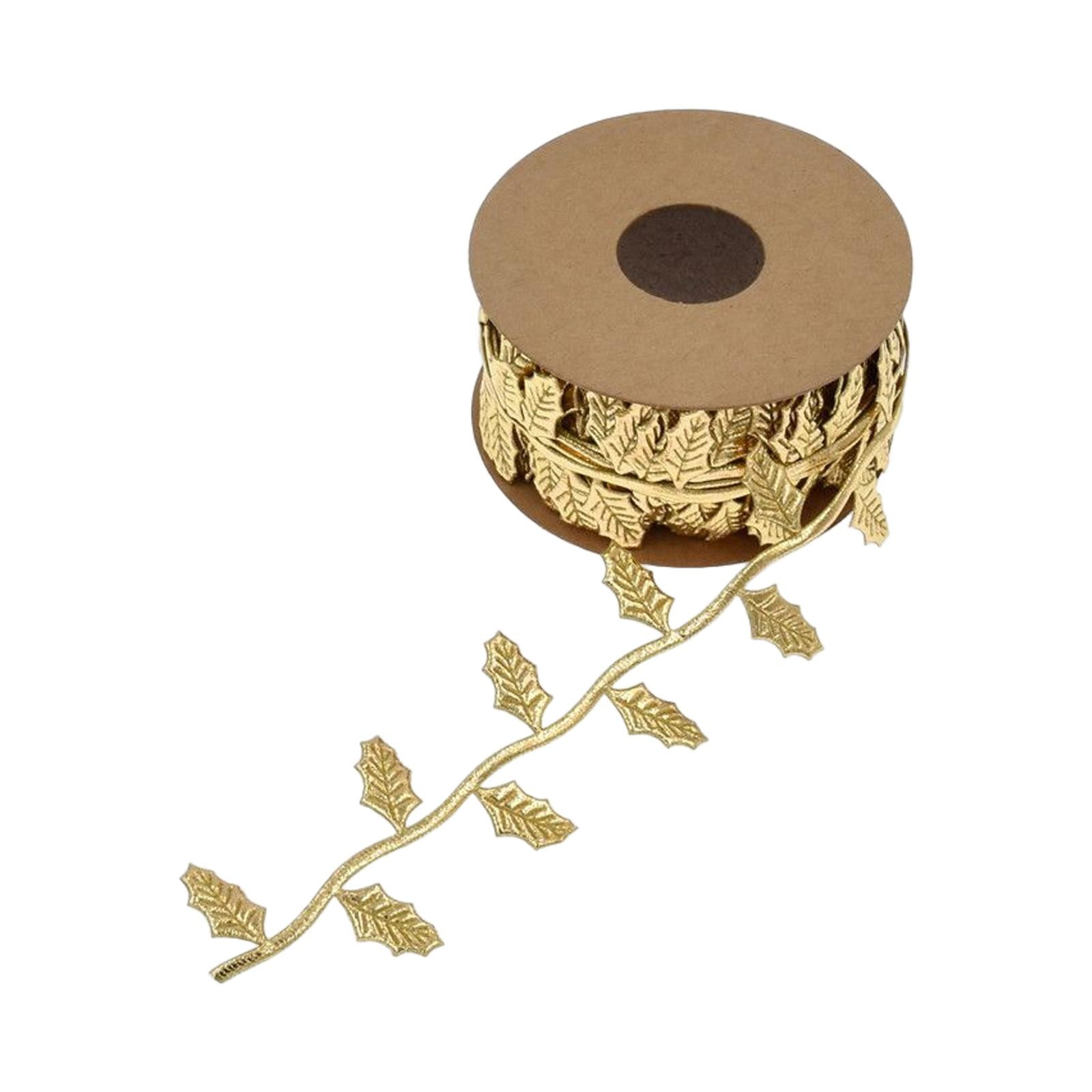 10M Artificial Leaf Ribbon Gift Wrap Leaves Vines Decorative Ribbon for ...