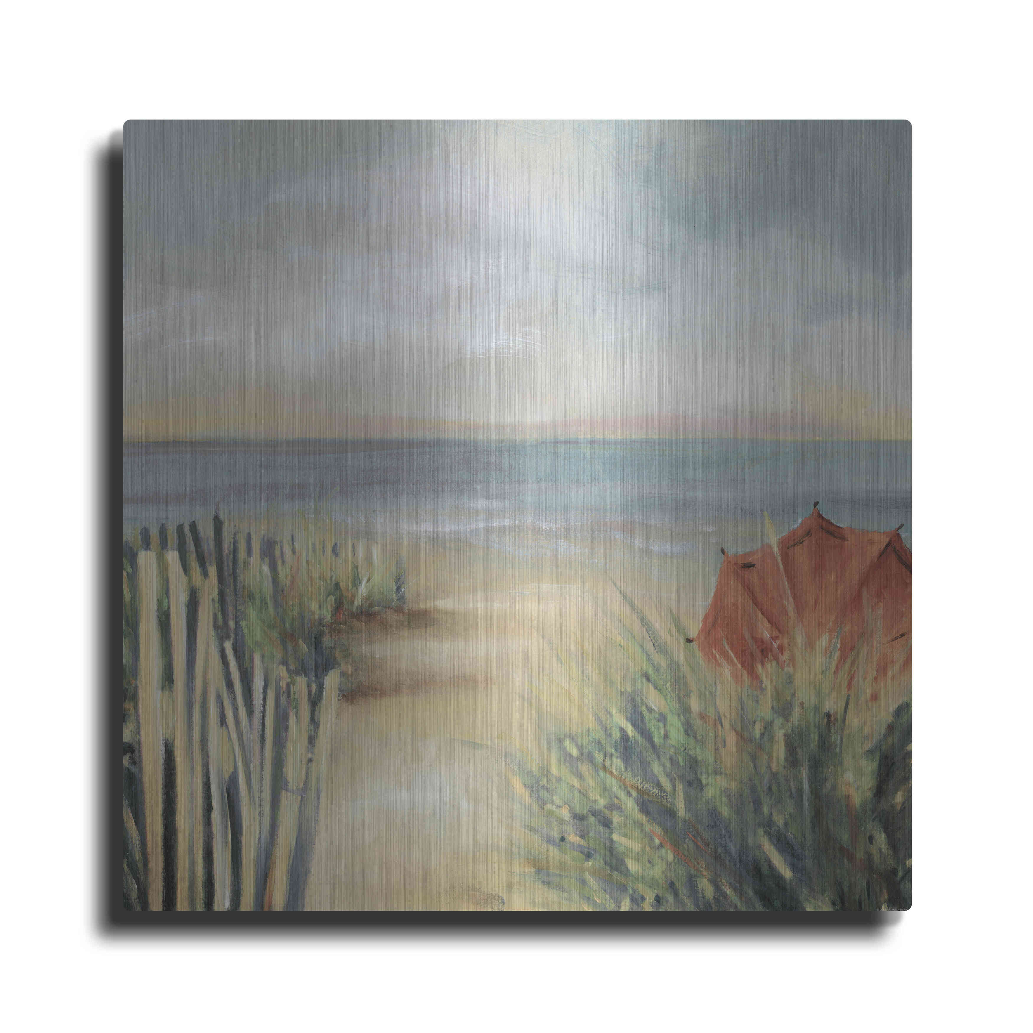 Luxe Metal Art 'New Haven' by Jadei Graphics, Metal Wall Art, 36"x36 ...