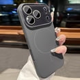 Camera Lens Protection Solid Color Magnetic Phone Case for iPhone ...