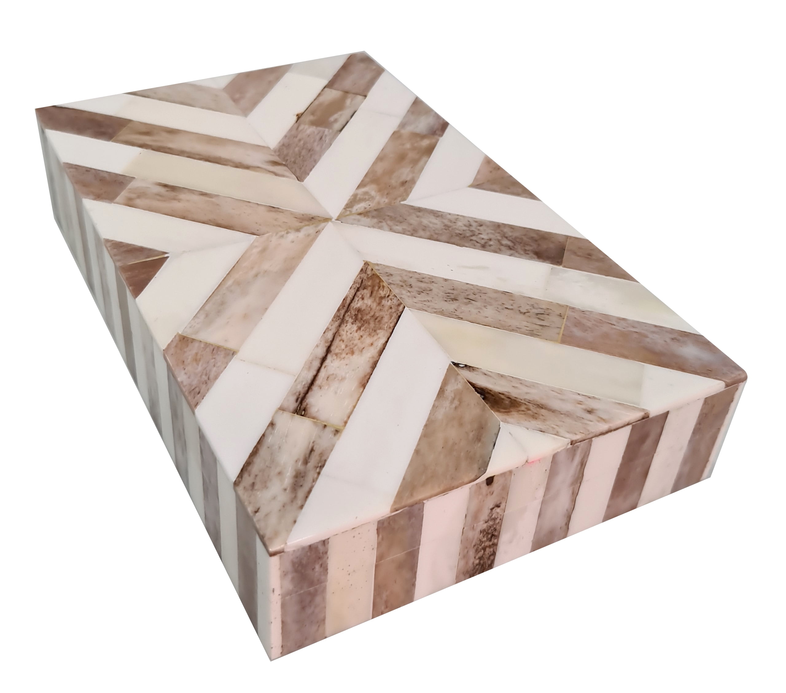 Handcrafted Natural Bone Inlay Resin Keepsake Decorative Jewelry ...