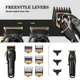 Professional Men's Hair Clippers & Trimmer Combo with Haircut Guards ...