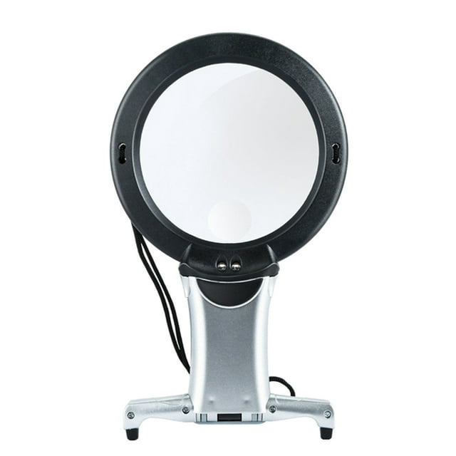 Lighted Magnifying Glass Neck Wear Handheld Desktop Magnifier for ...