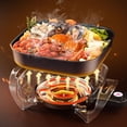 110V Portable Square Hot Pot | Personal Mini Cooker & Steamboat Pot ...