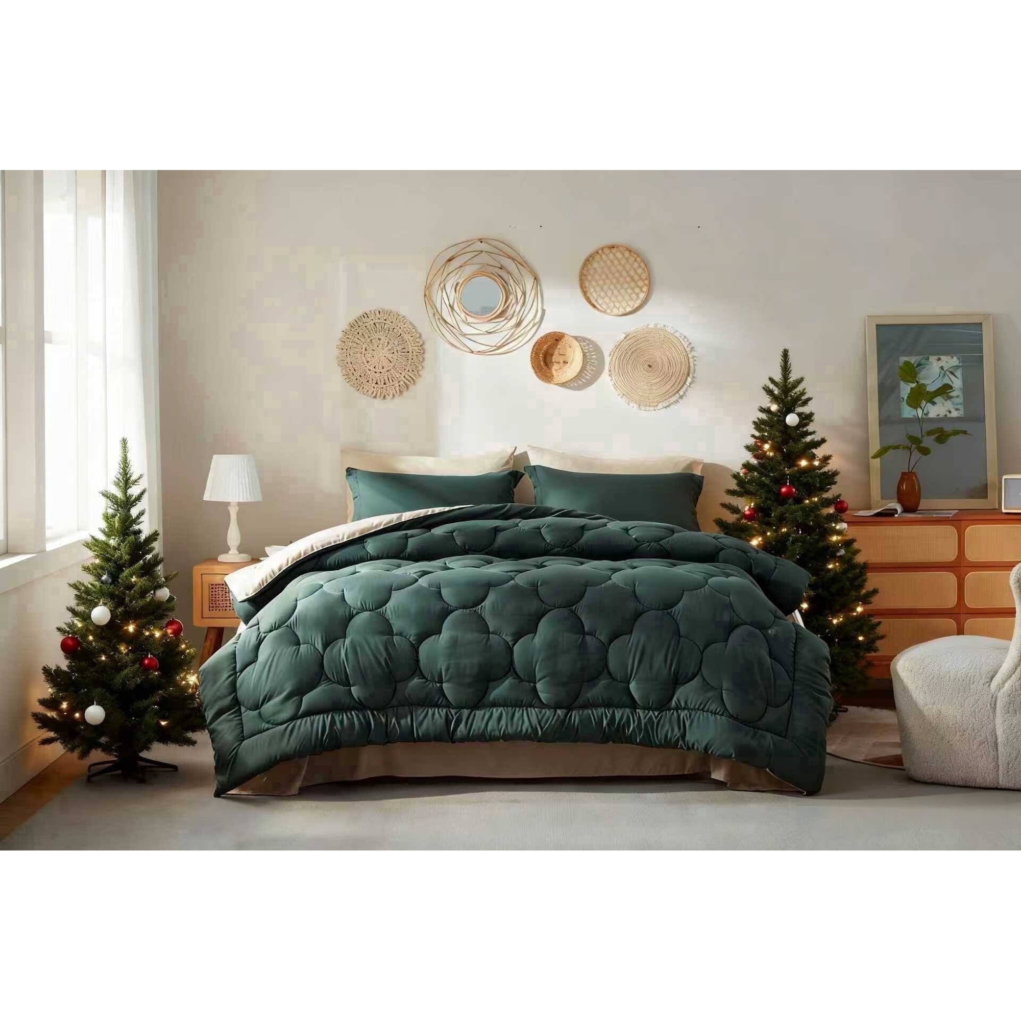 Click here for Bedtreat Twin Comforter Sets，5-Pieces Reversible B... prices