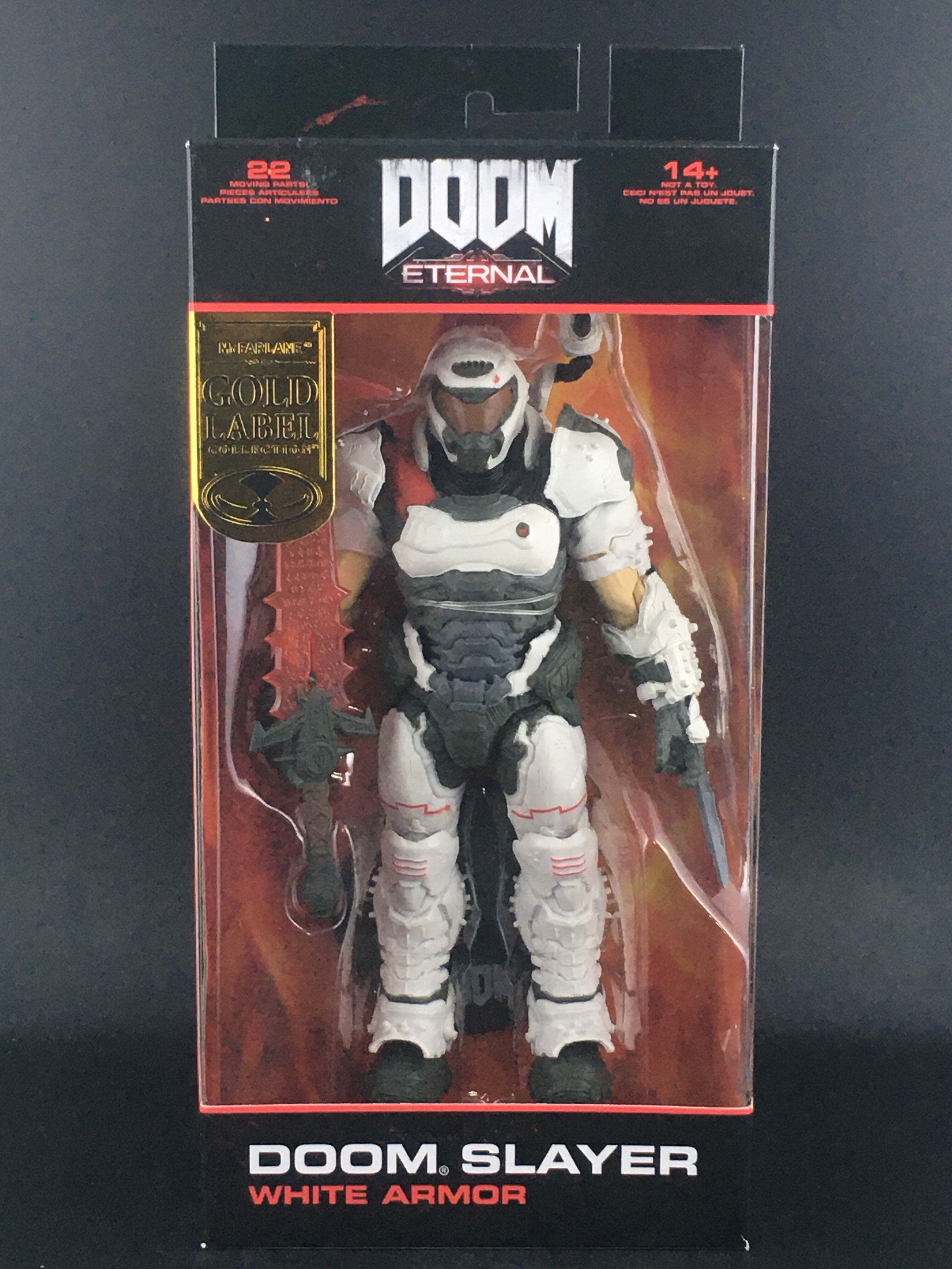 McFarlane Doom Eternal - Doom Slayer (White Armor) (Gold Label ...