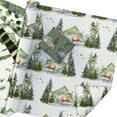Christmas Green Forest Gift Wrapping Paper/ 12 Sheet Wrapping Paper ...