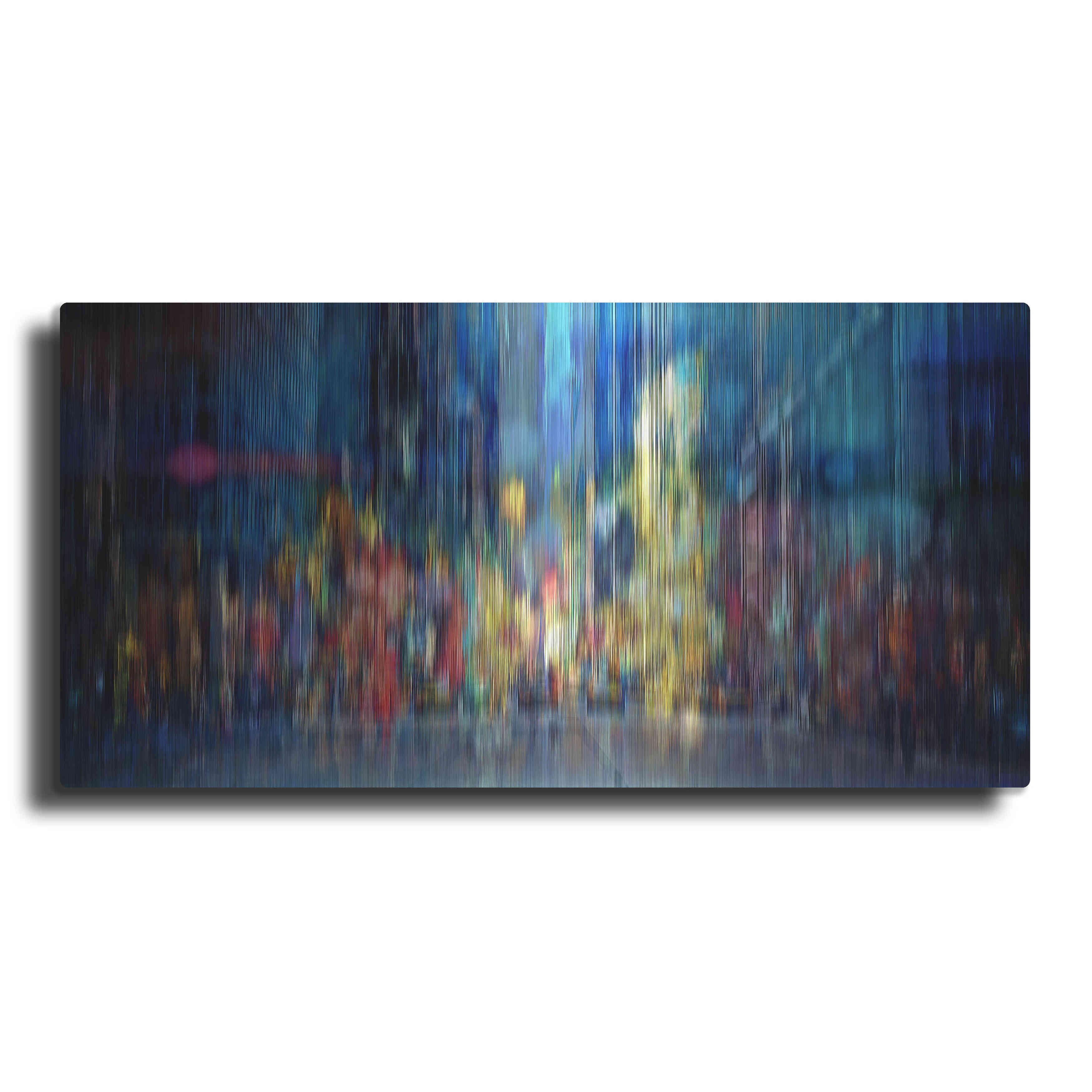 Luxe Metal Art 'A Blur of Memories' by David Manlove, Metal Wall Art ...