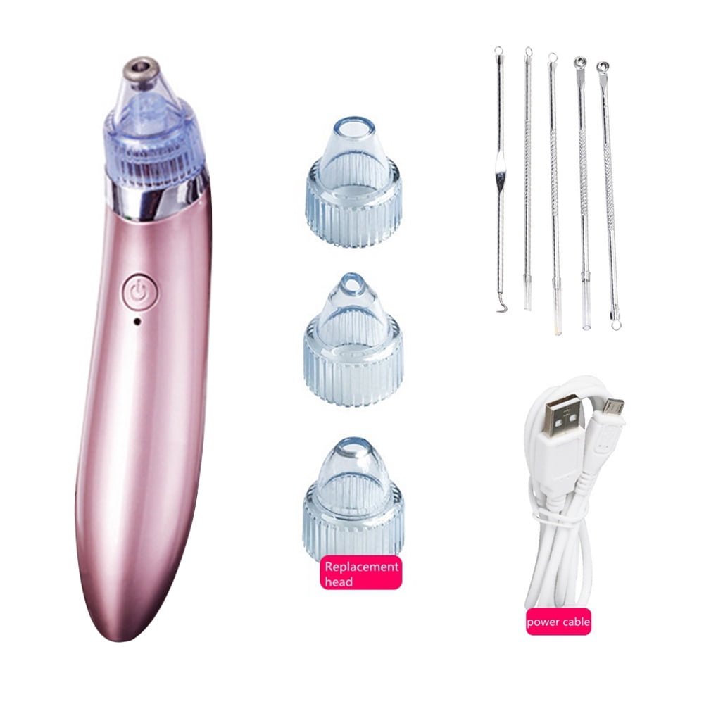 Electric Blackhead Remover with Acne Removal Kit Facial Pore Cleanser ...
