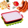 Silicone Sausage Molds - Non-Stick Flexible Hotdog Maker - 6-Cavity ...