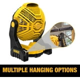 DEWALT 20V MAX Battery Powered Jobsite Fan, Cordless, Portable, Bare ...