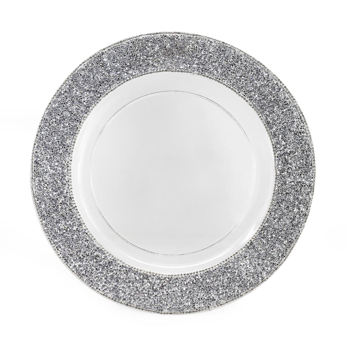 Sparkles Home Luminous Rhinestone Charger Plate - Clear - Walmart.com
