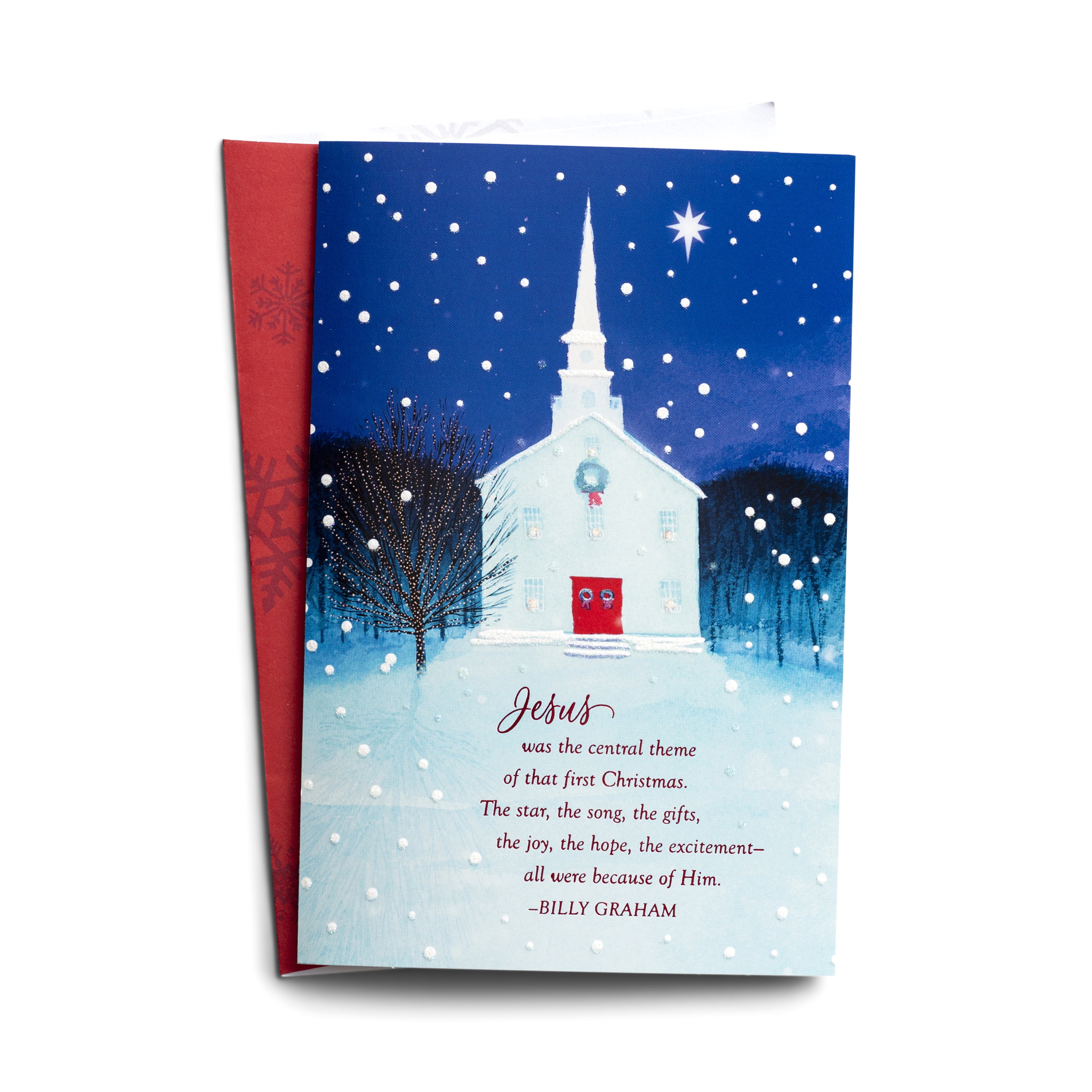 Billy Graham, Jesus Was The Central Theme, 18 Christmas Premium Boxed ...