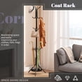 Coat Rack Freestanding,Entryway Hanger Stand,Umbrella Holder,Hall Tree ...