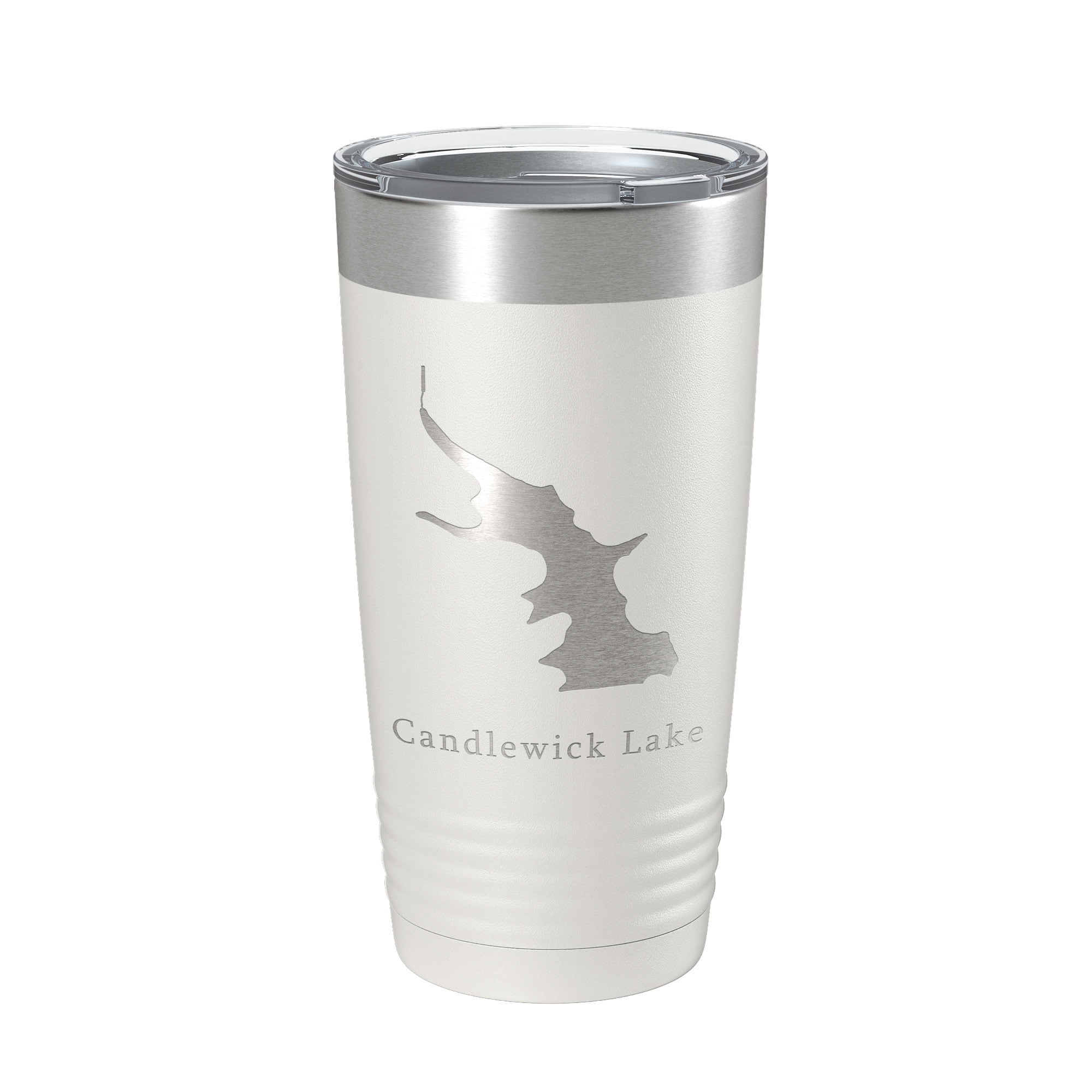 Candlewick Lake Map Tumbler Travel Mug Insulated Laser Engraved Coffee ...