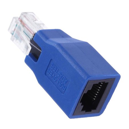 RJ45 Male to Female CAT6 Connector Lan Extension Adapter Ethernet ...