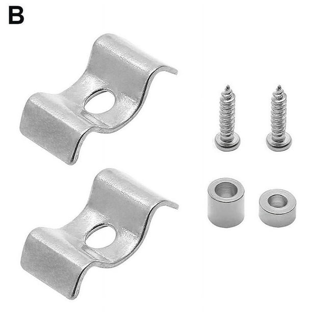 PAIR GUITAR STRING TREES GUIDES OR BUTTERFLY RETAINERS WITH FERRULES ...