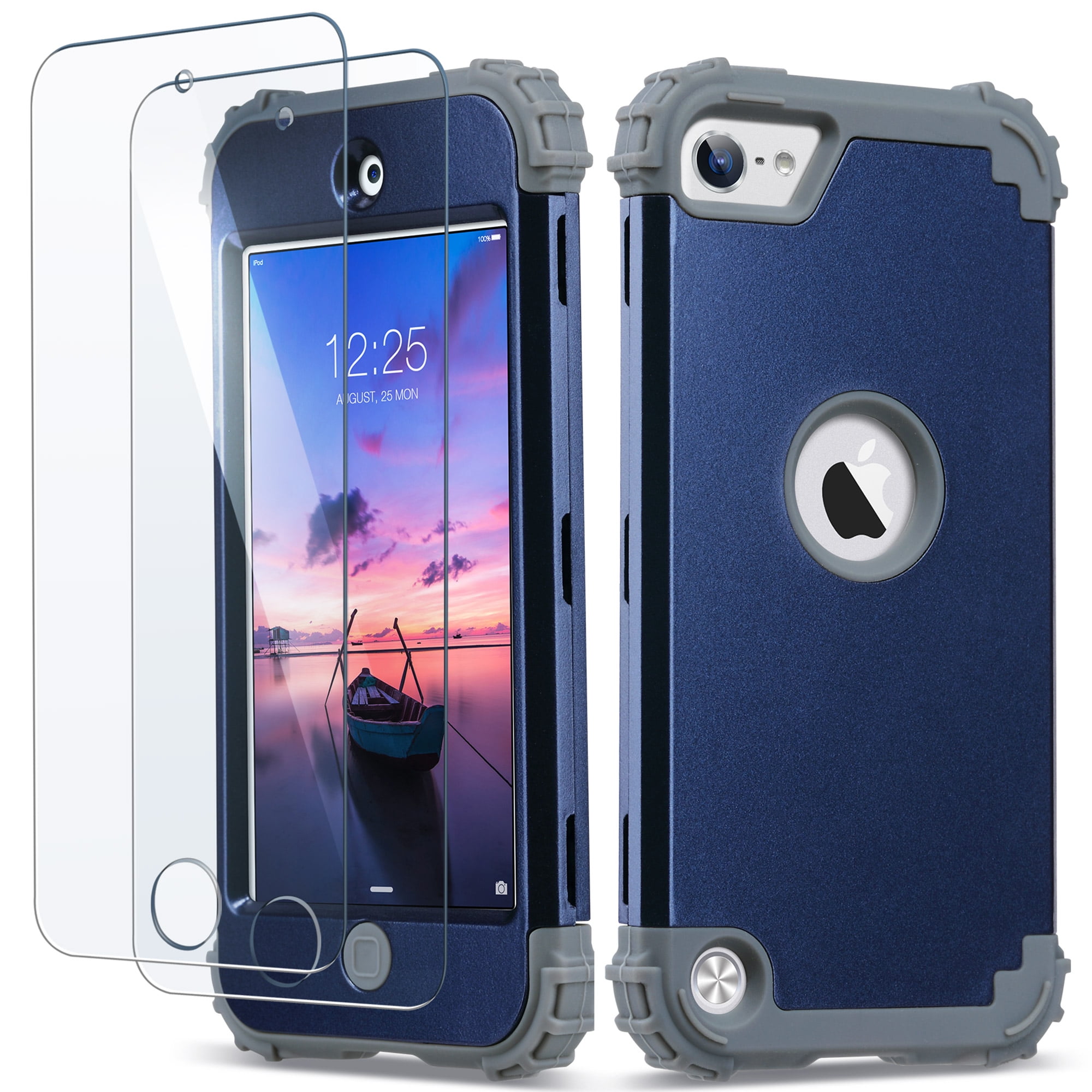 iPod Touch Cases With Screen Protector, ULAK Heavy Duty 3 Layer ...