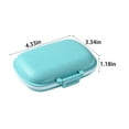 LSLJS Travel Pills Organizer, 8 Compartments Portable Daily Pills Case ...