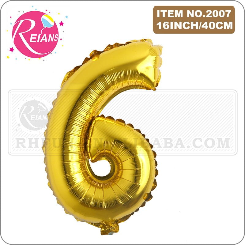 Globos de aluminio inflables con letras doradas y números, suministros ...