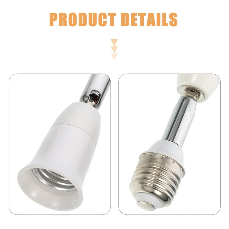 Flexible Light Socket Extender 1/2/3/4Pcs E27 Light Socket Extender
