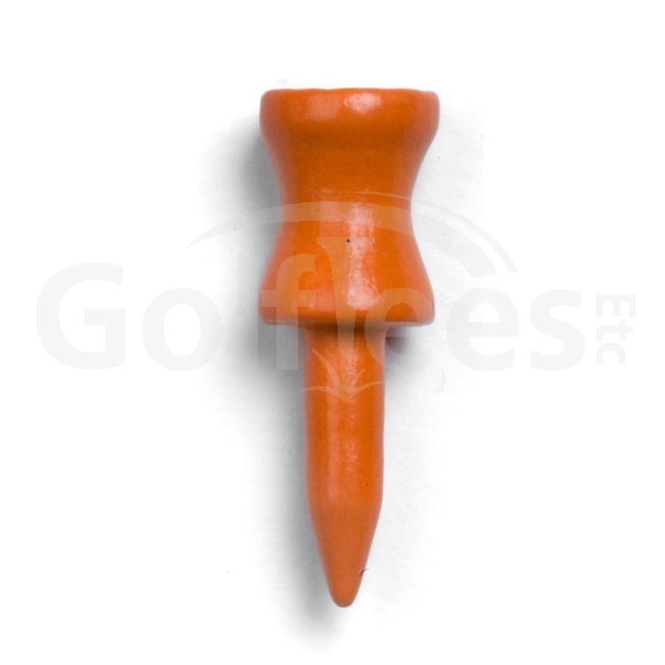 Golf Tees Etc Step Down Orange Golf Tees 1 1/4" Inch Strong & Light ...